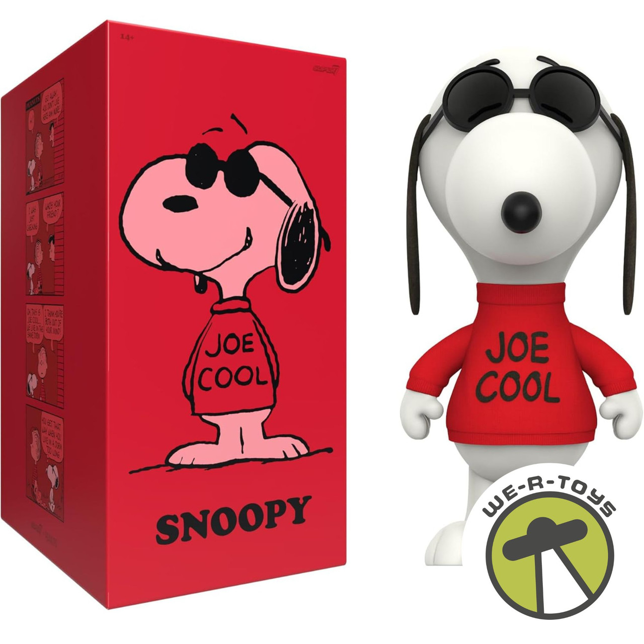Peanuts Supersize Snoopy Joe Cool Vinyl Action Figure 12-Inch Super 7 ...