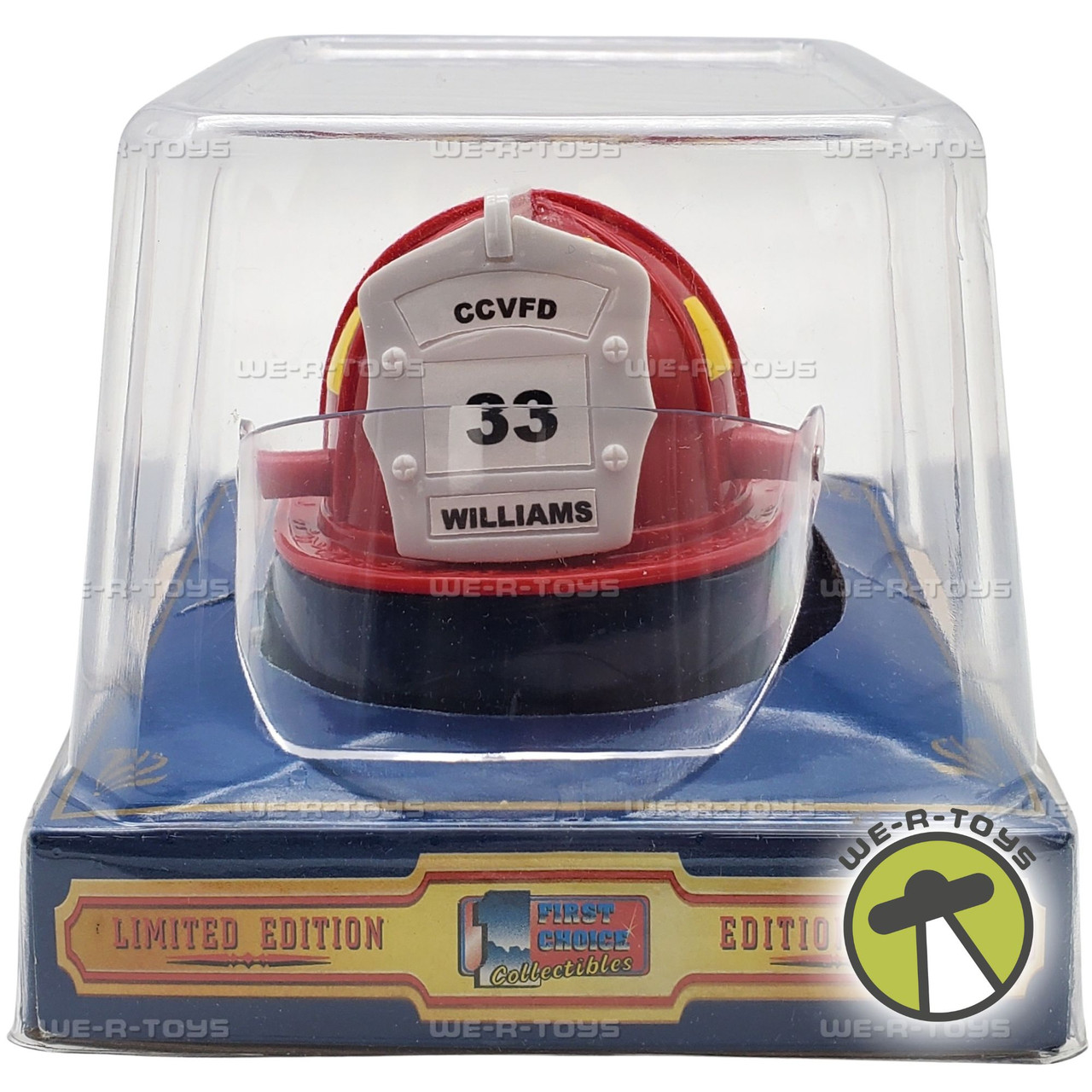 First Choice Collectibles CCVFD 33 Williams Firefighter Helmet Ltd Ed ...