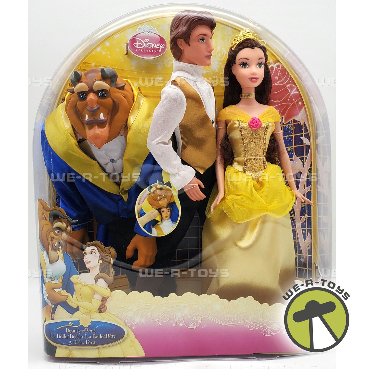 Disney Beauty and The Beast Doll Set European Edition 2009 Mattel T3830 ...