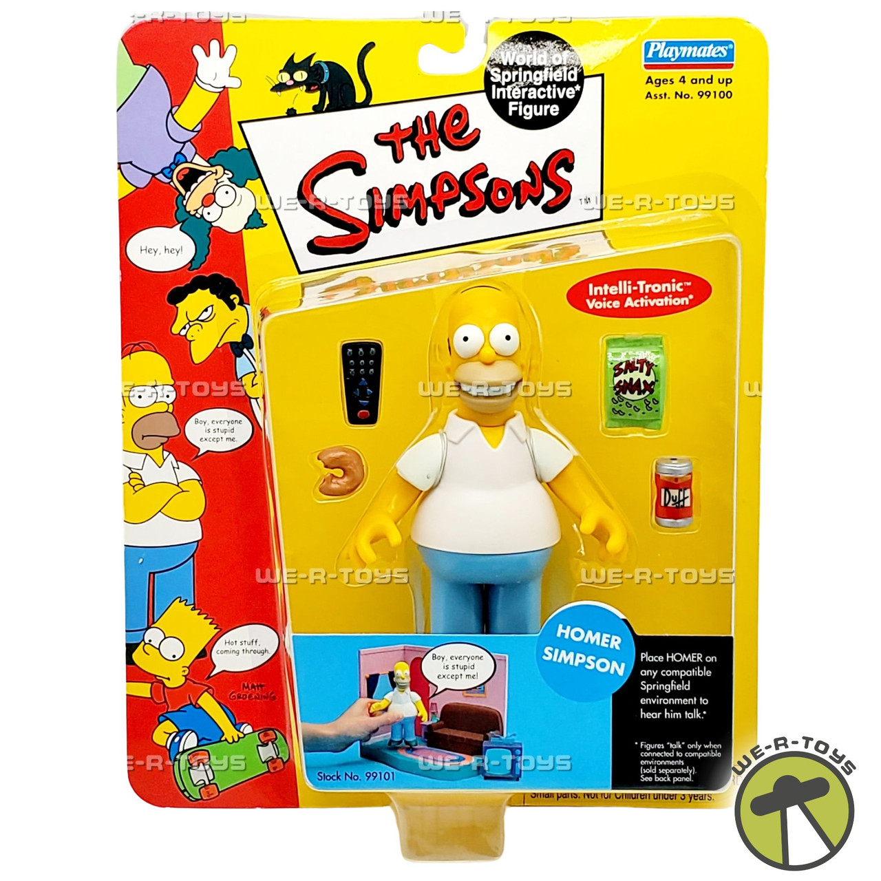 The Simpsons Homer Simpson Springfield Interactive Figure 2000 ...