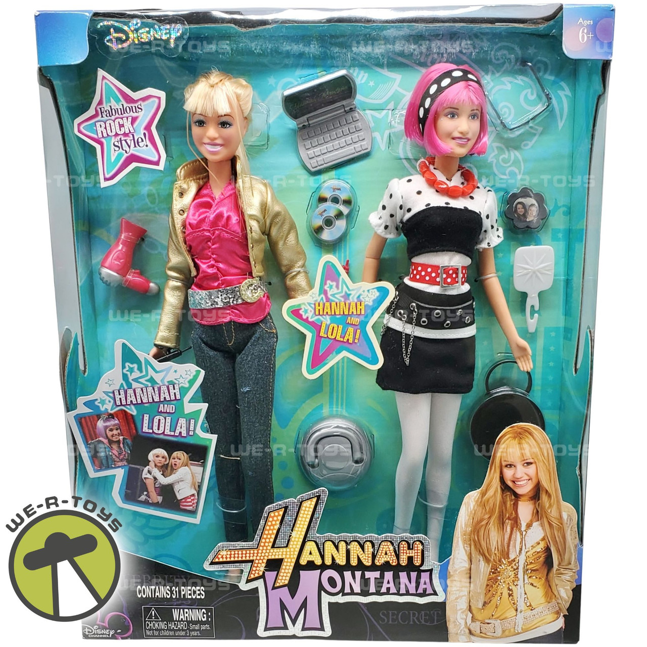 Disney Hannah Montana and Lola Doll 2007 Play Along 20281 - We-R-Toys