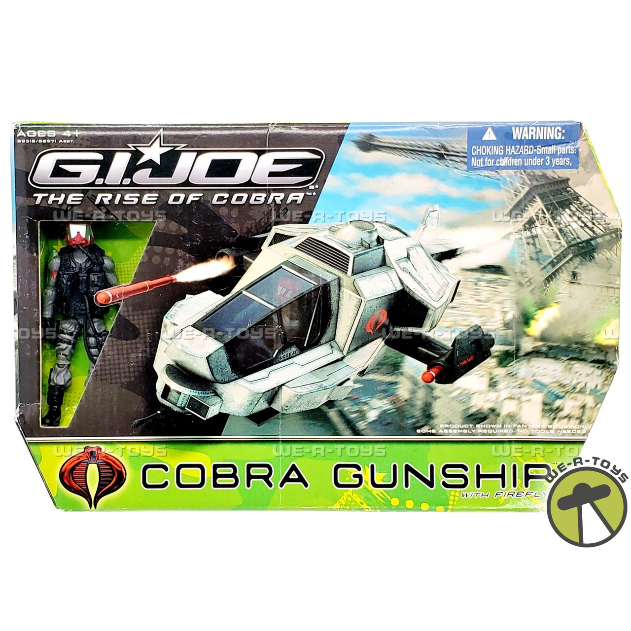 G.I. Joe The Rise of Cobra Cobra Gunship with Firefly Vehicle and ...