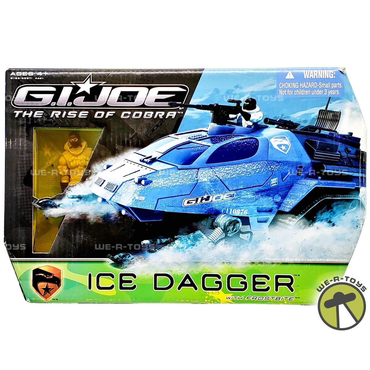G.I. Joe The Rise of Cobra Ice Dagger Vehicle with Frostbite Figure ...