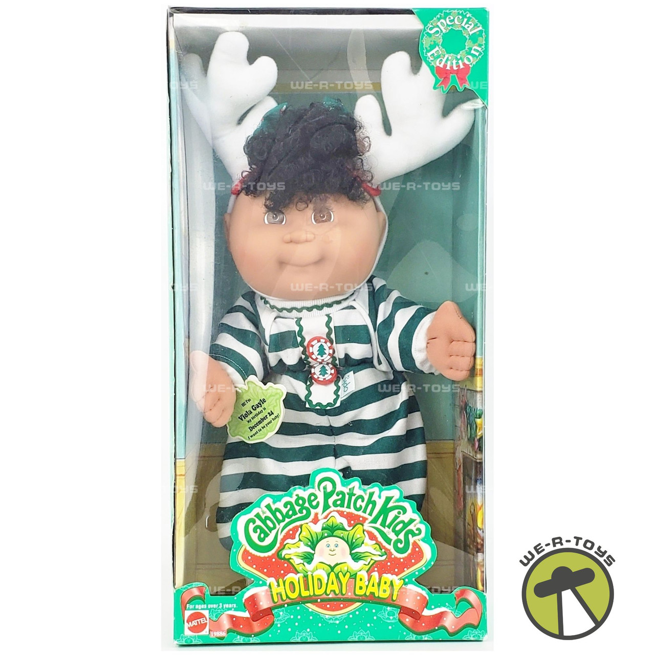 Cabbage Patch Kids Holiday Baby Viola Gayle Doll 1998 Mattel #19886 ...