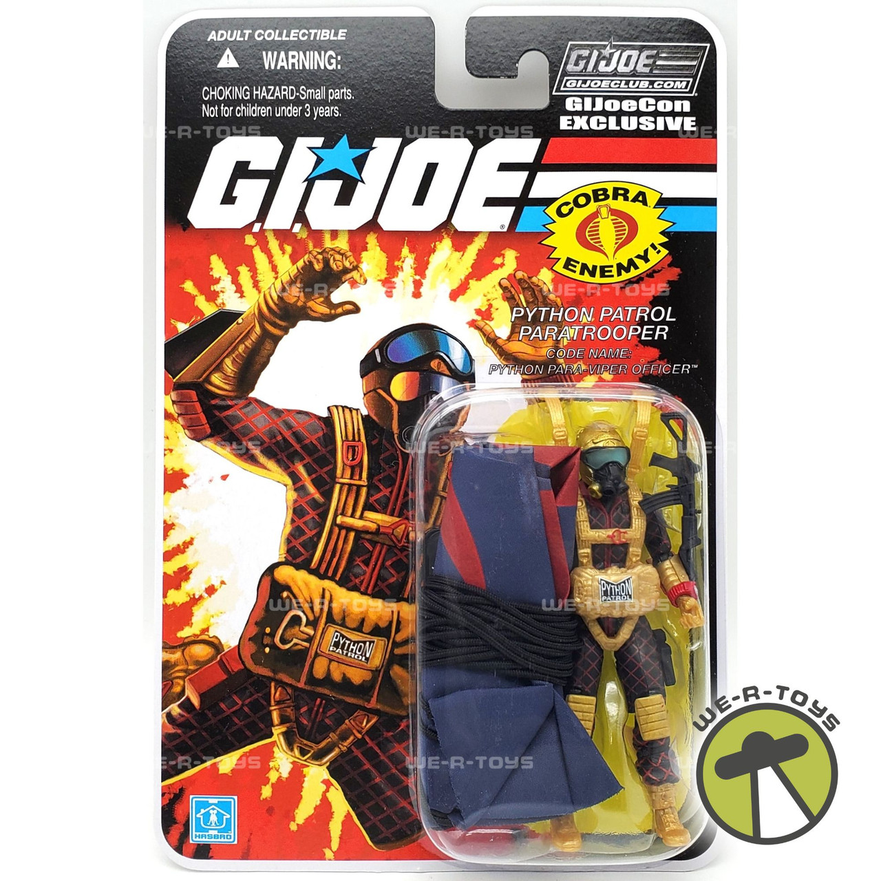 G.I. Joe Python Para-Viper Officer Exclusive Action Figure 2018 Hasbro ...