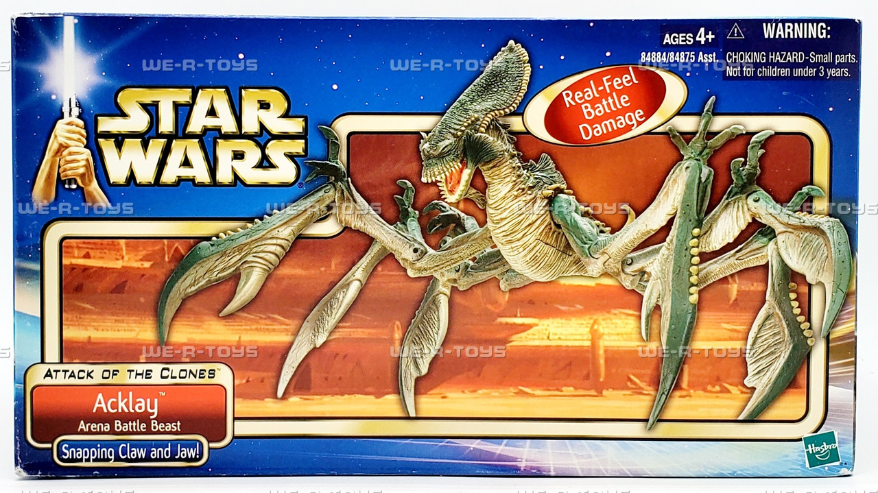 Star Wars Episode II Attack of The Clones Acklay Figure 2002 Hasbro 84884