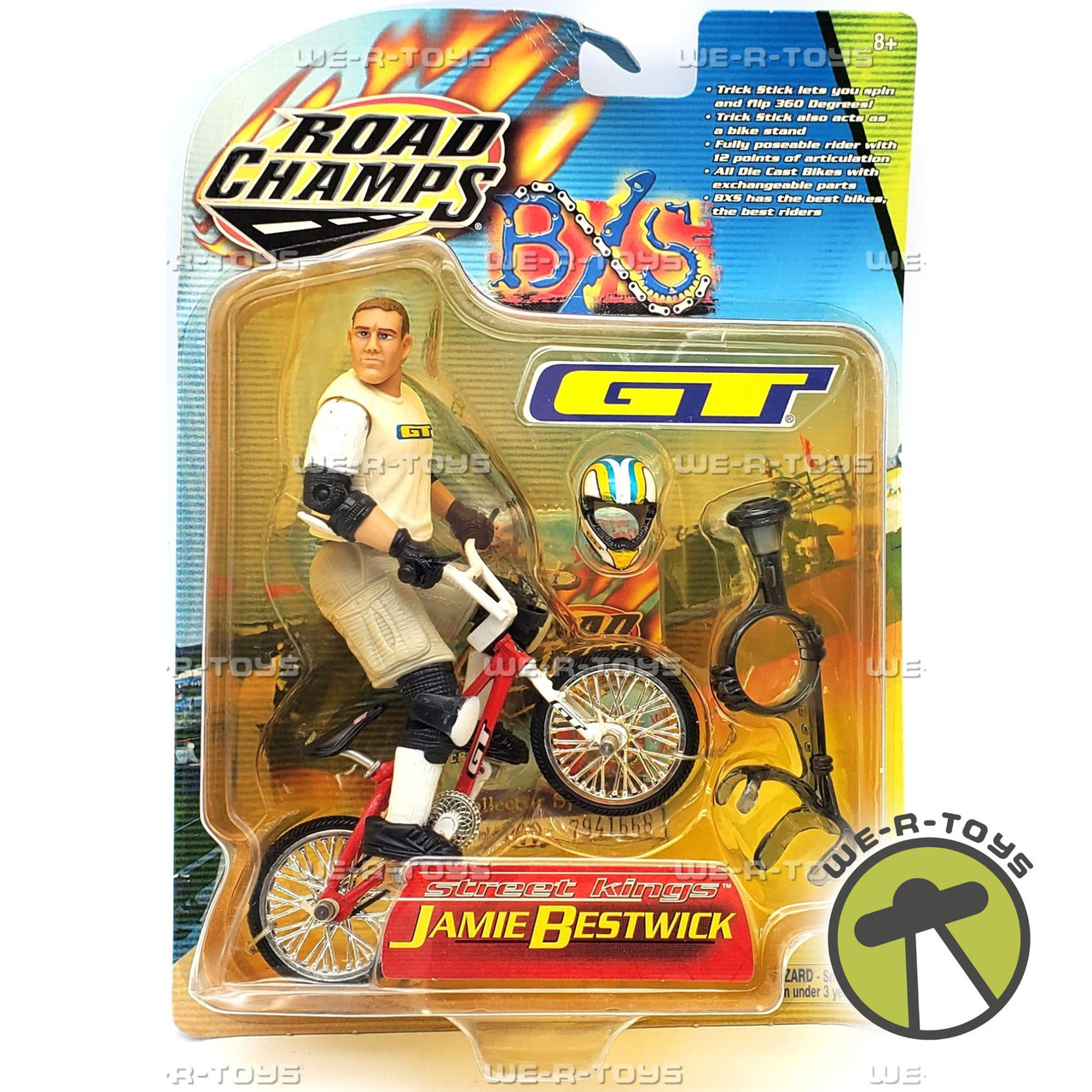 Road Champs BXS GT Street Kings Jamie Bestwick Figure & Bike JAKKS ...