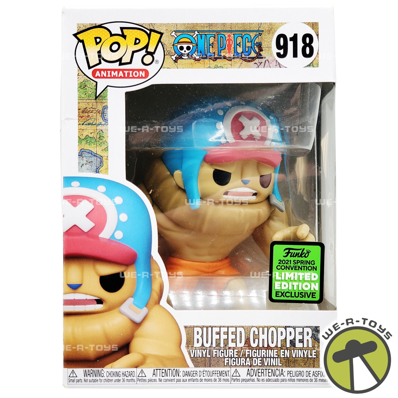 Funko Pop Animation One Piece 918 Buffed Chopper Figure 2021 ECCC ...