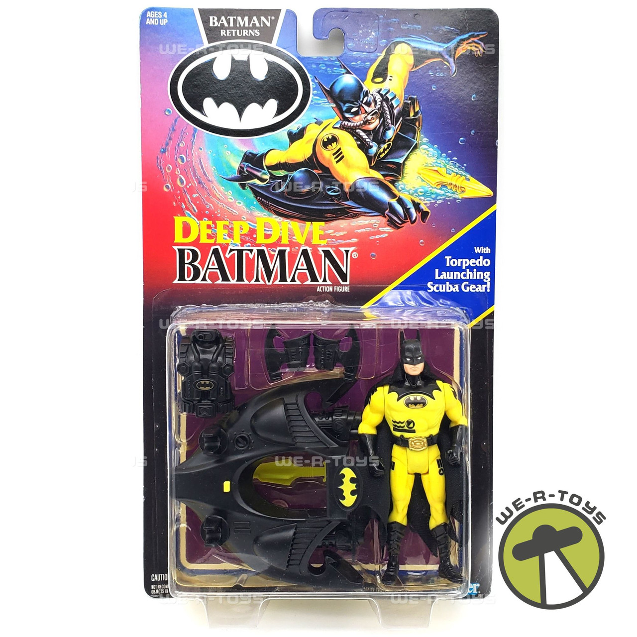 DC Batman Returns Deep Dive Batman Action Figure 1991 Kenner 63790 NRFP ...