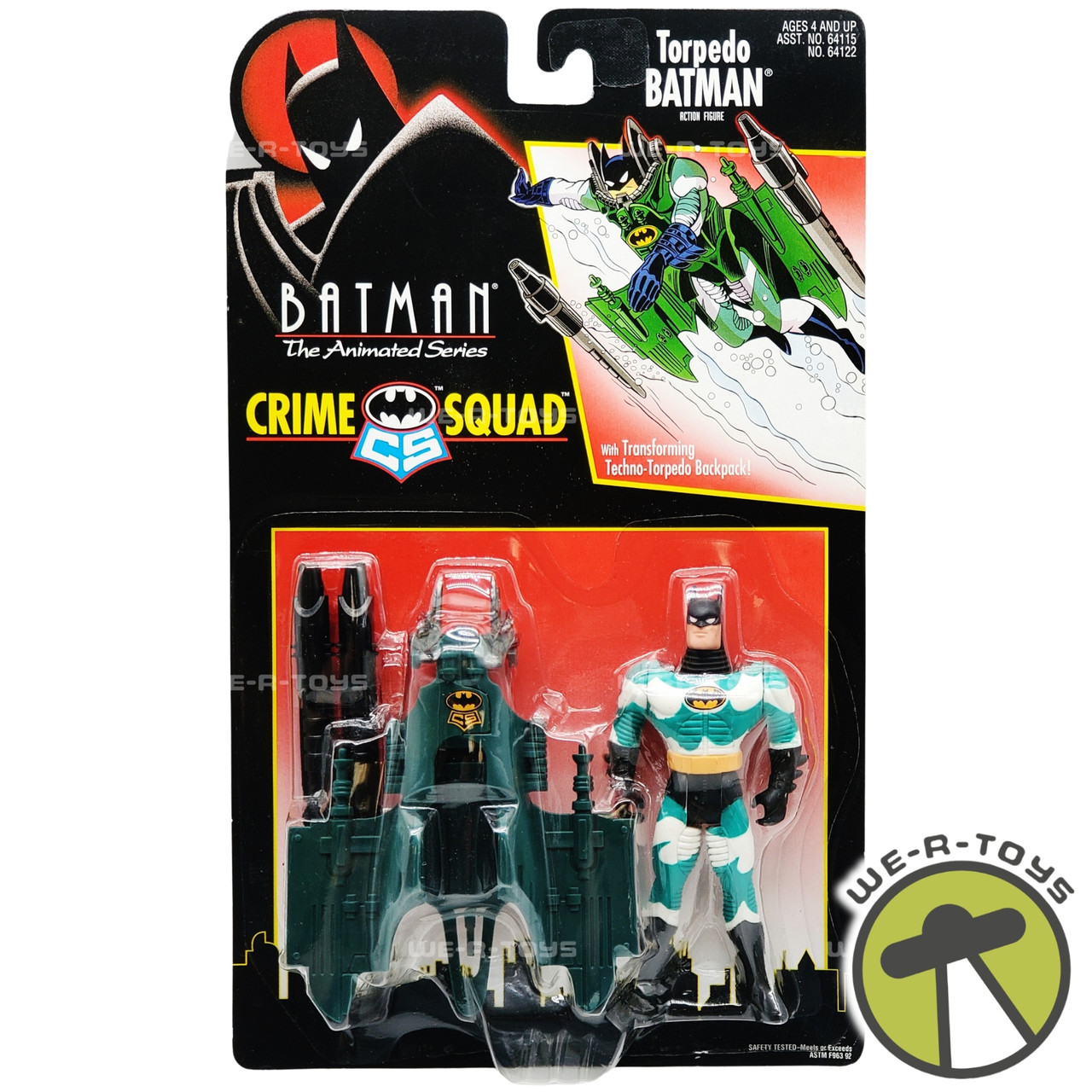 DC Batman The Animated Series Crime Squad Torpedo Batman Figure 1995 ...