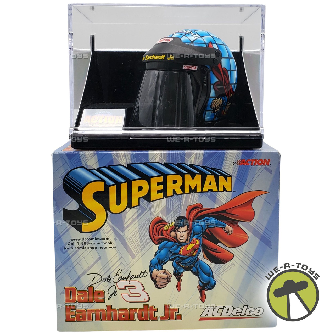 DC NASCAR Superman Dale Earnhardt Jr. Helmet Action Performance ...