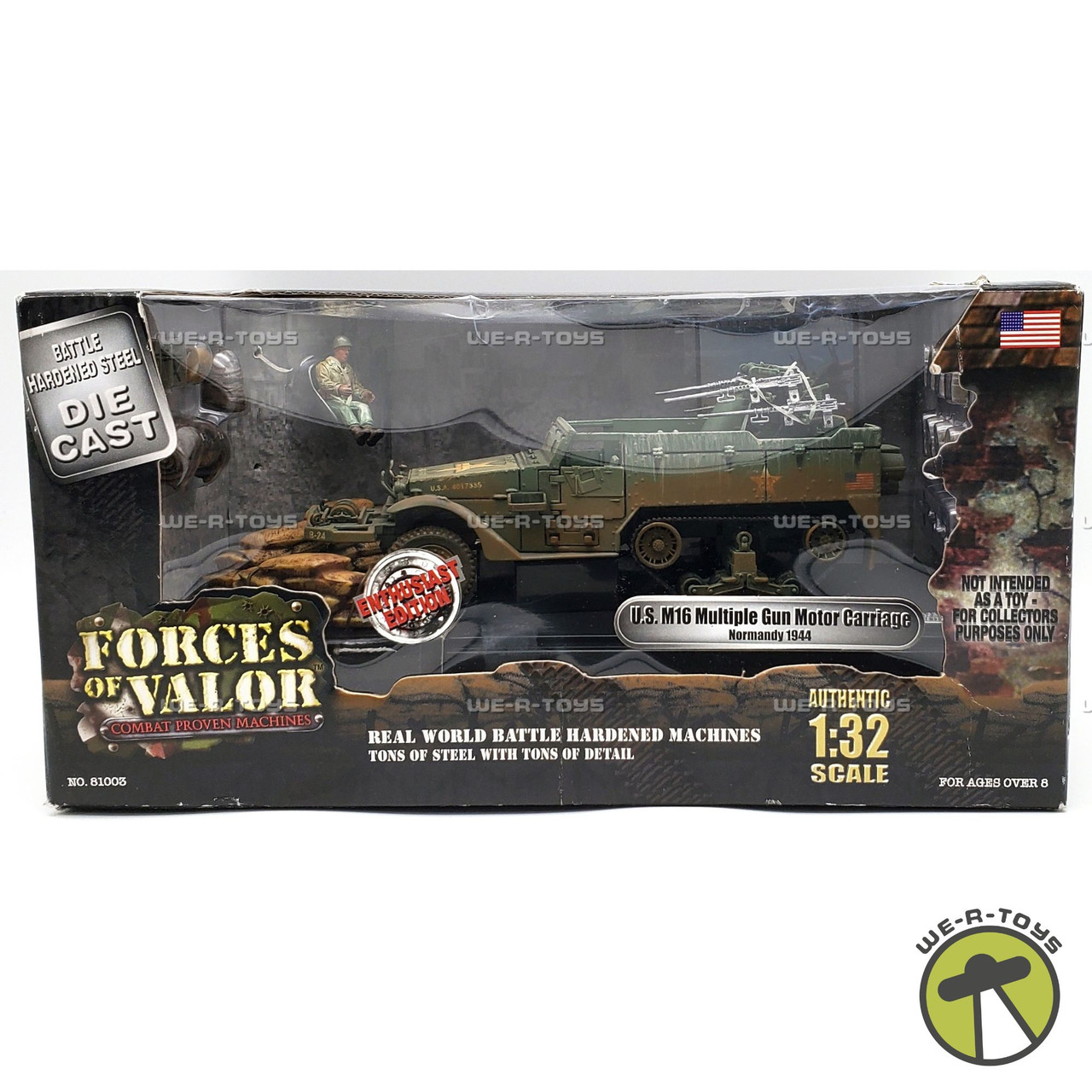 Forces of Valor Combat Proven Machines US M16 Multiple Gun Motor ...