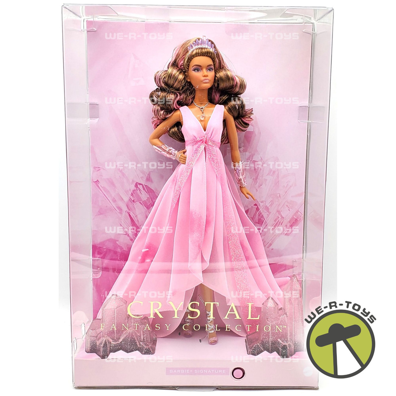 Barbie Signature Barbie Crystal Fantasy Collection Rose Quartz Doll ...
