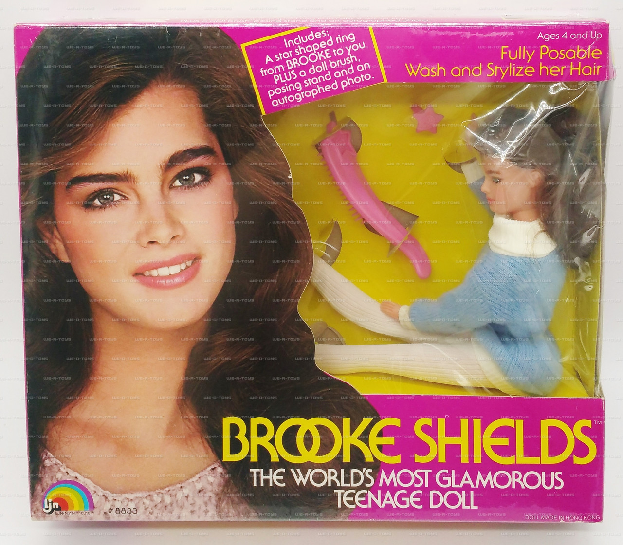 Brooke Shields Glam Teenage Doll Fully Posable w/ Brush 1982 LJN Toys ...
