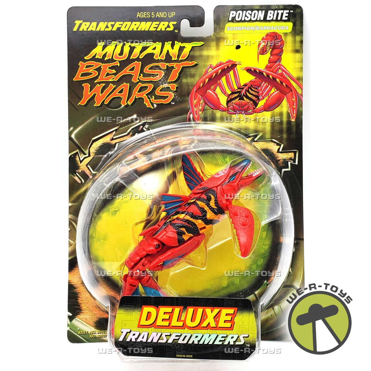 Transformers Mutant Beast Wars Poison Bite Scorpion/Barracuda Figure ...