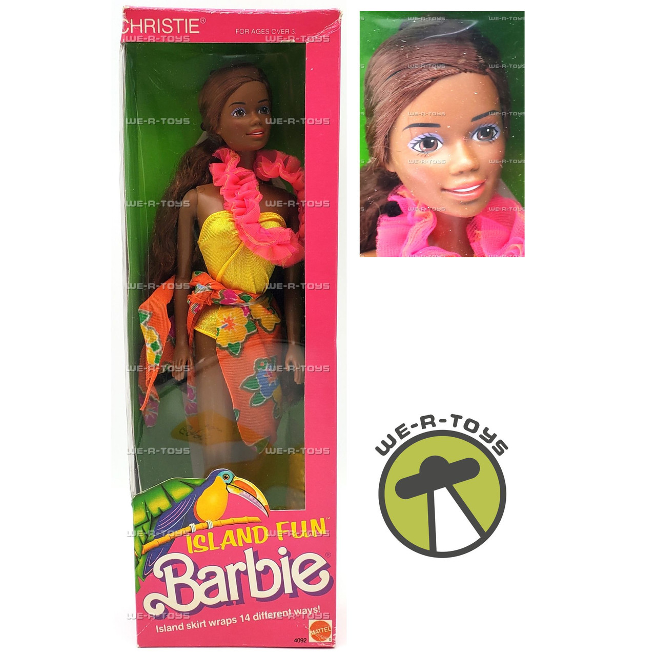 Barbie Island Fun Christie African American Doll 1987 Mattel #4092 - We ...