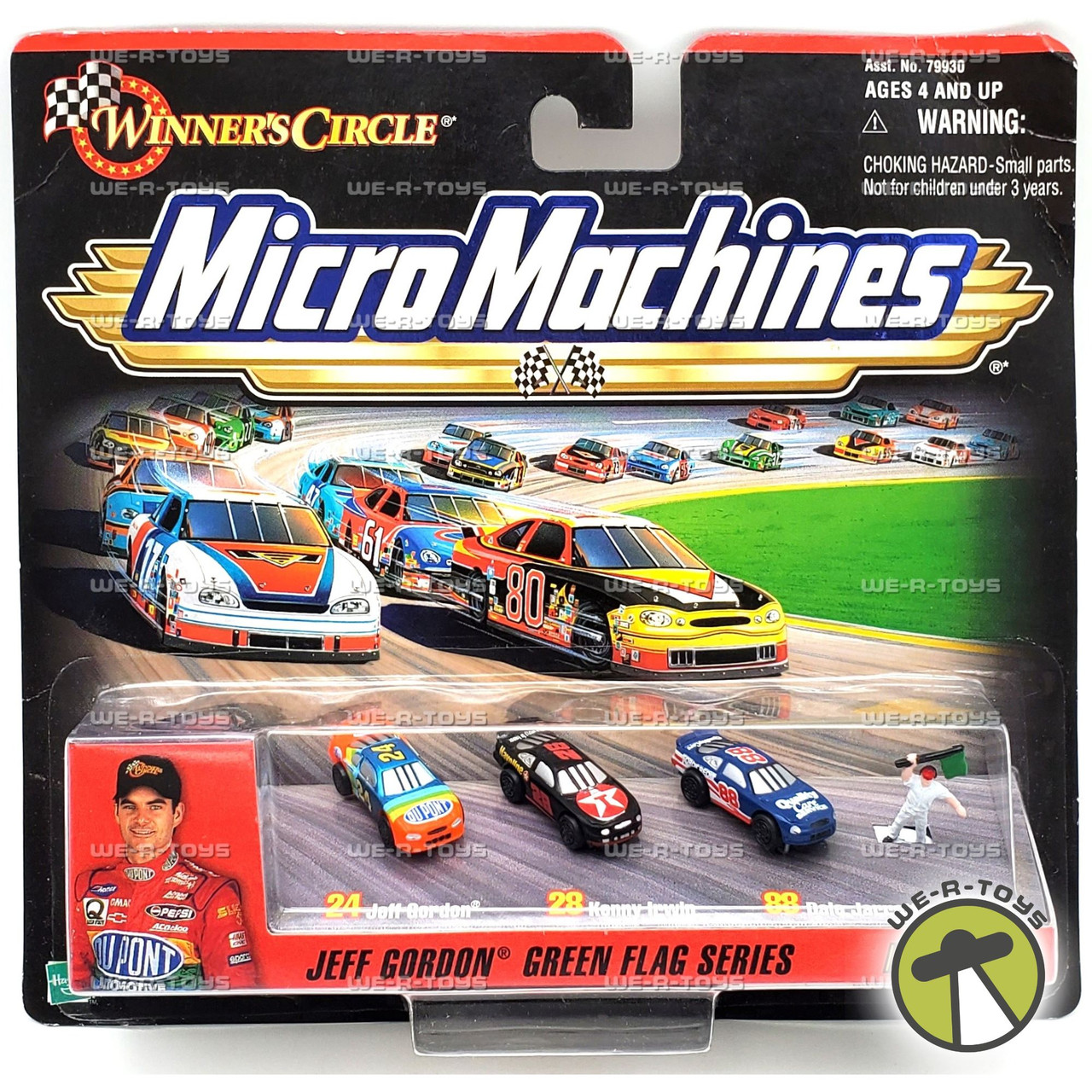 NASCAR Micro Machines Winner's Circle Jeff Gordon Green Flag Series ...
