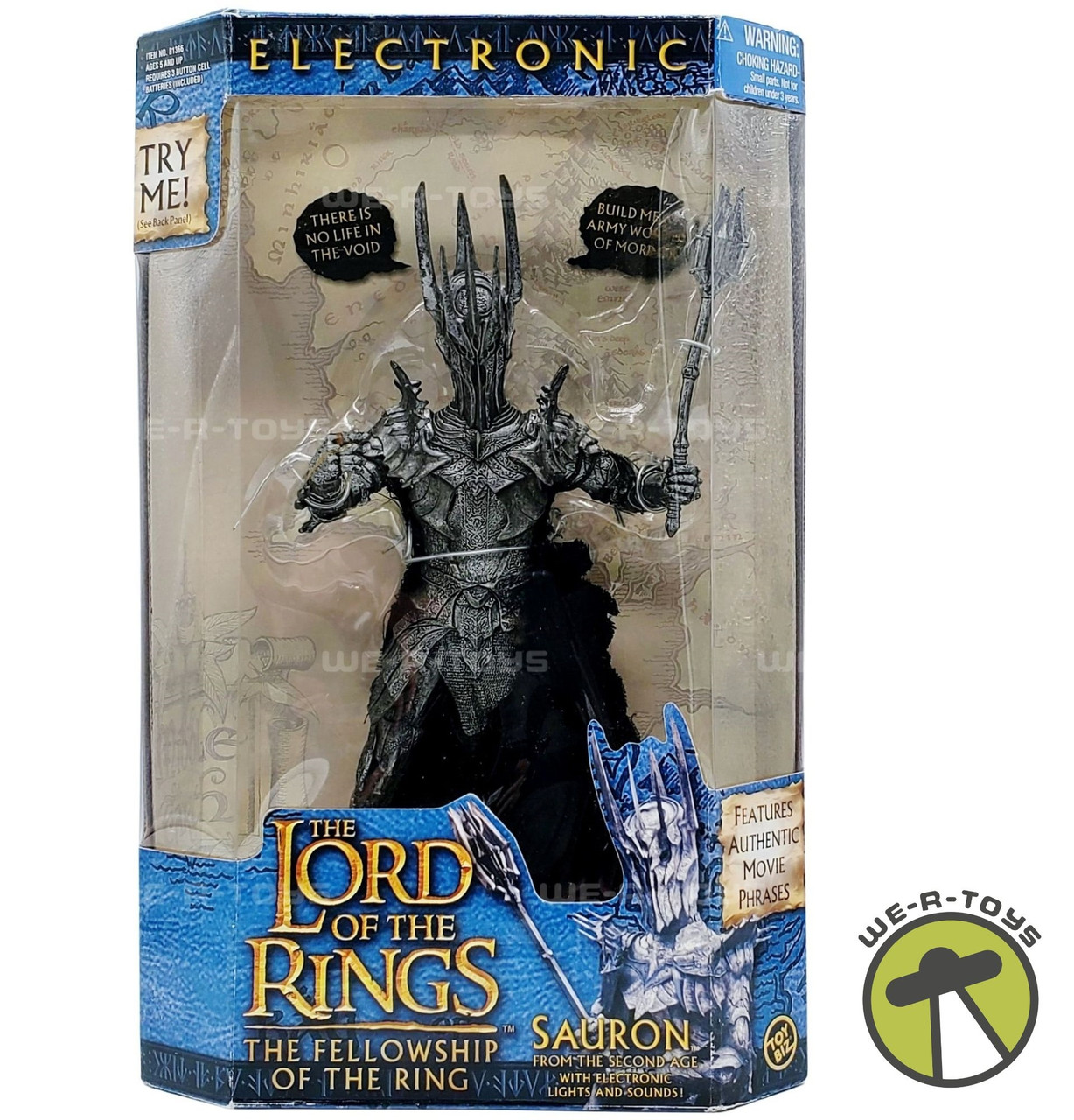 Lord of the Rings Fellowship of the Ring 10" Electronic Sauron Figure ...
