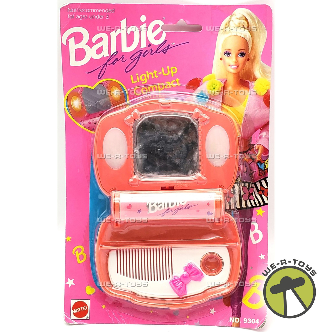 Barbie for Girls Light-Up Compact Rare 1992 Mattel #9304 - We-R-Toys
