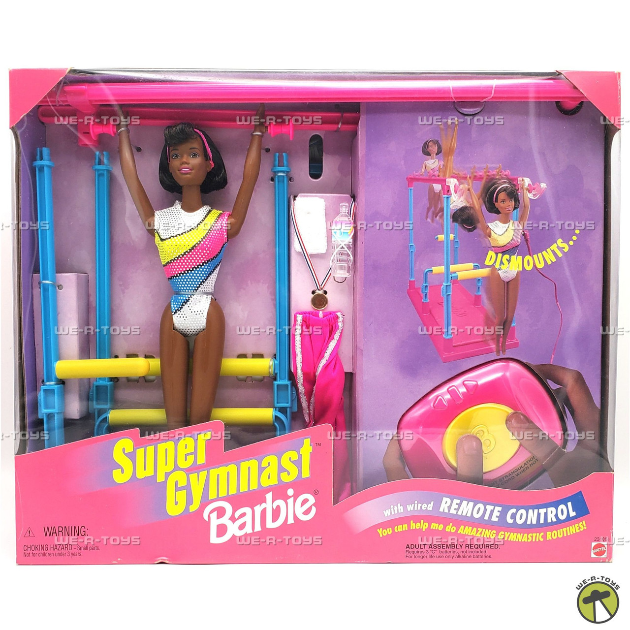 Barbie Super Gymnast with Remote Control African American 1999 Mattel ...