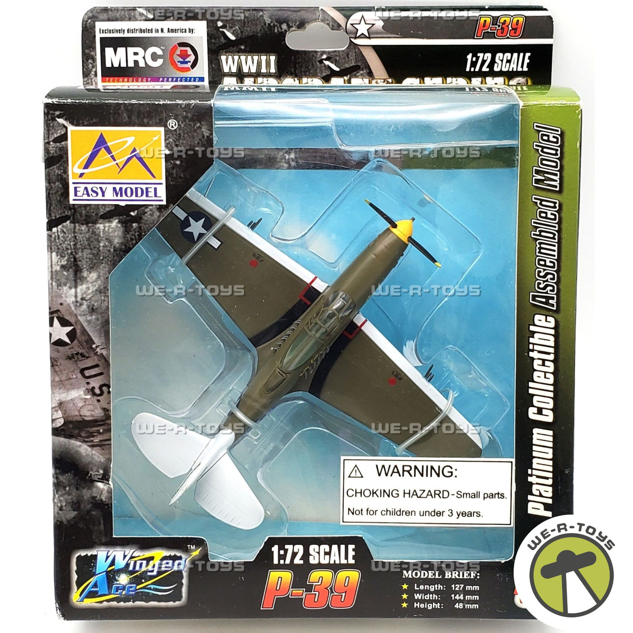 Easy Model WWII Aircraft Series P-39 Vehicle Winged Ace MRC #36320 - We ...