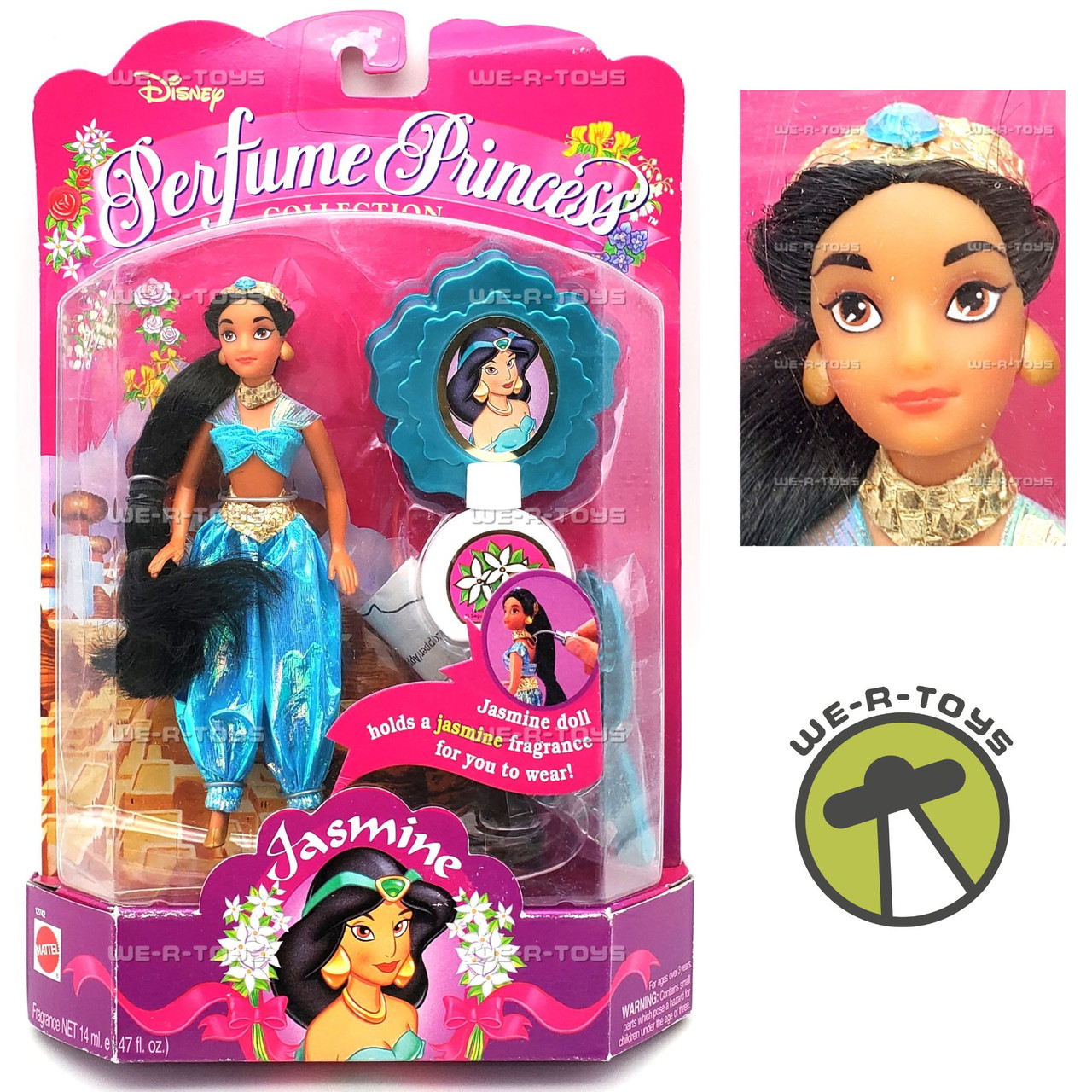 Disney Perfume Princess Collection Jasmine Doll 1994 Mattel #12742 - We ...