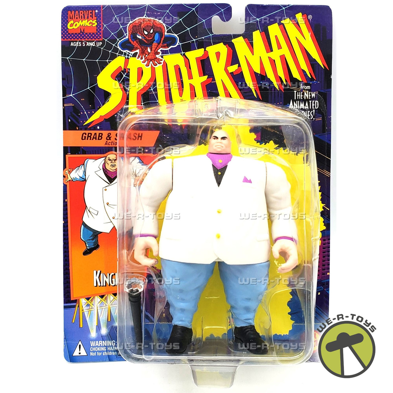 Marvel Spiderman Animated Series 2 Kingpin Action Figure 1994 Toy Biz ...