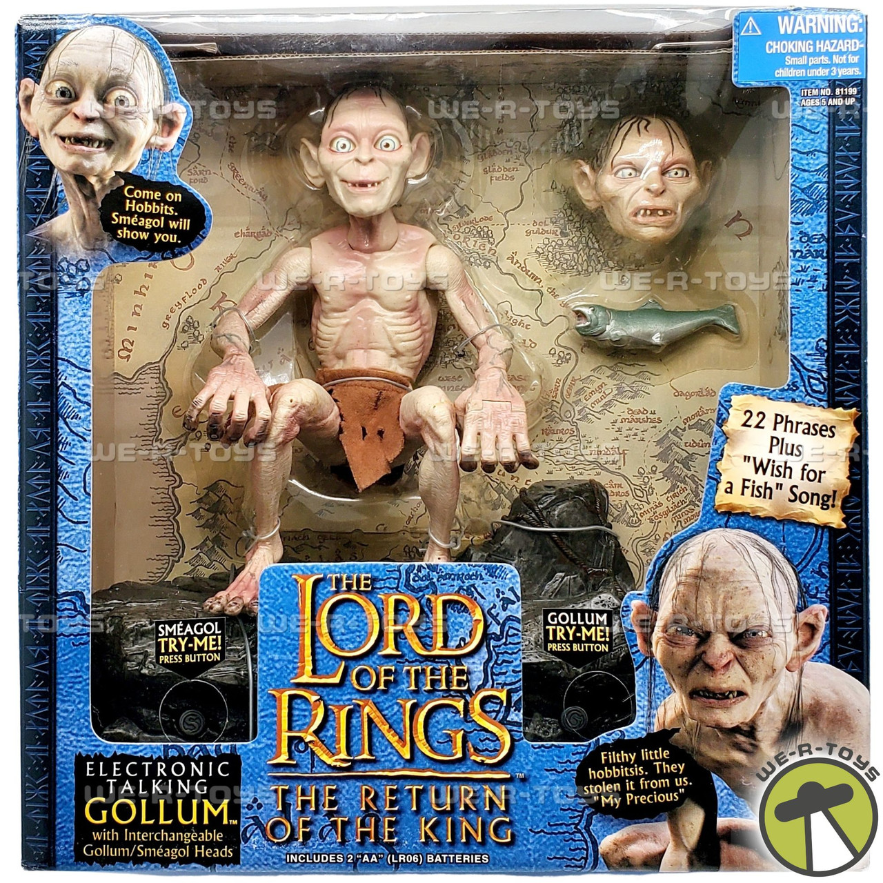 The Lord of the Rings The Return of the King Deluxe Talking Gollum ...