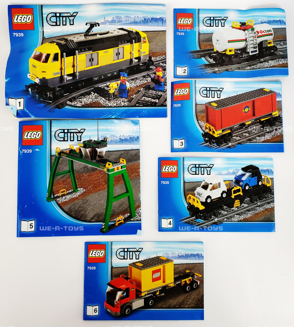 LEGO Red Cargo Train Power Functions No. 3677 Building Set 831 Pieces We R Toys