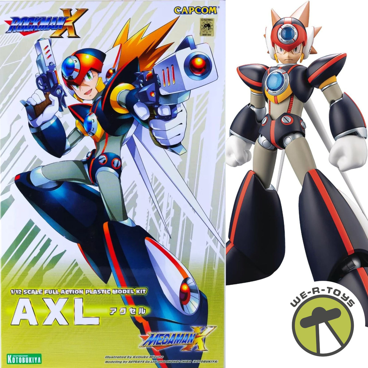 Rockman X Mega Man X Axl Plastic Model Kit by Kotobukiya - We-R-Toys