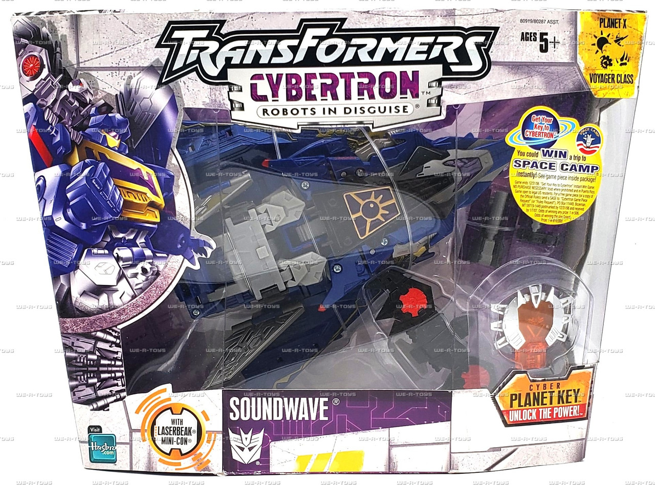 Transformers Cybertron Robots in Disguise Soundwave w Planet Key 2005 Hasbro We R Toys
