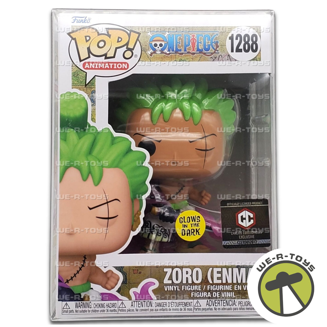 Funko Pop Animation One Piece Zoro Enma Vinyl Figure GITD Chalice ...