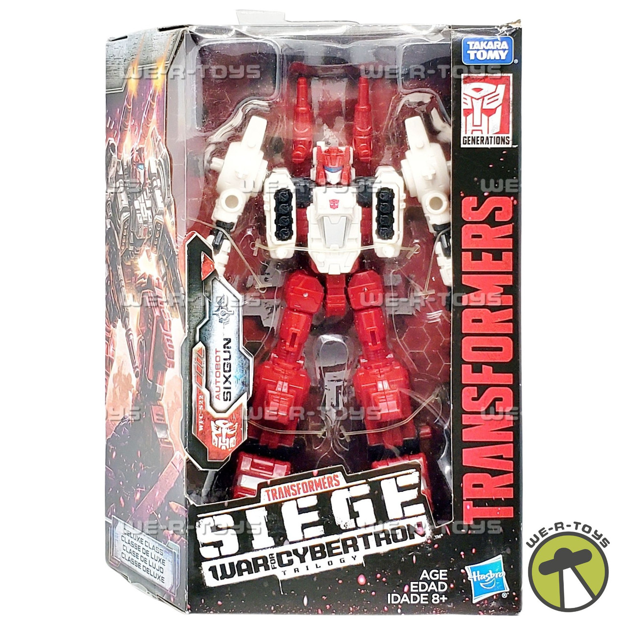 Transformers Siege War for Cybertron Deluxe Autobot Six-Gun Action ...