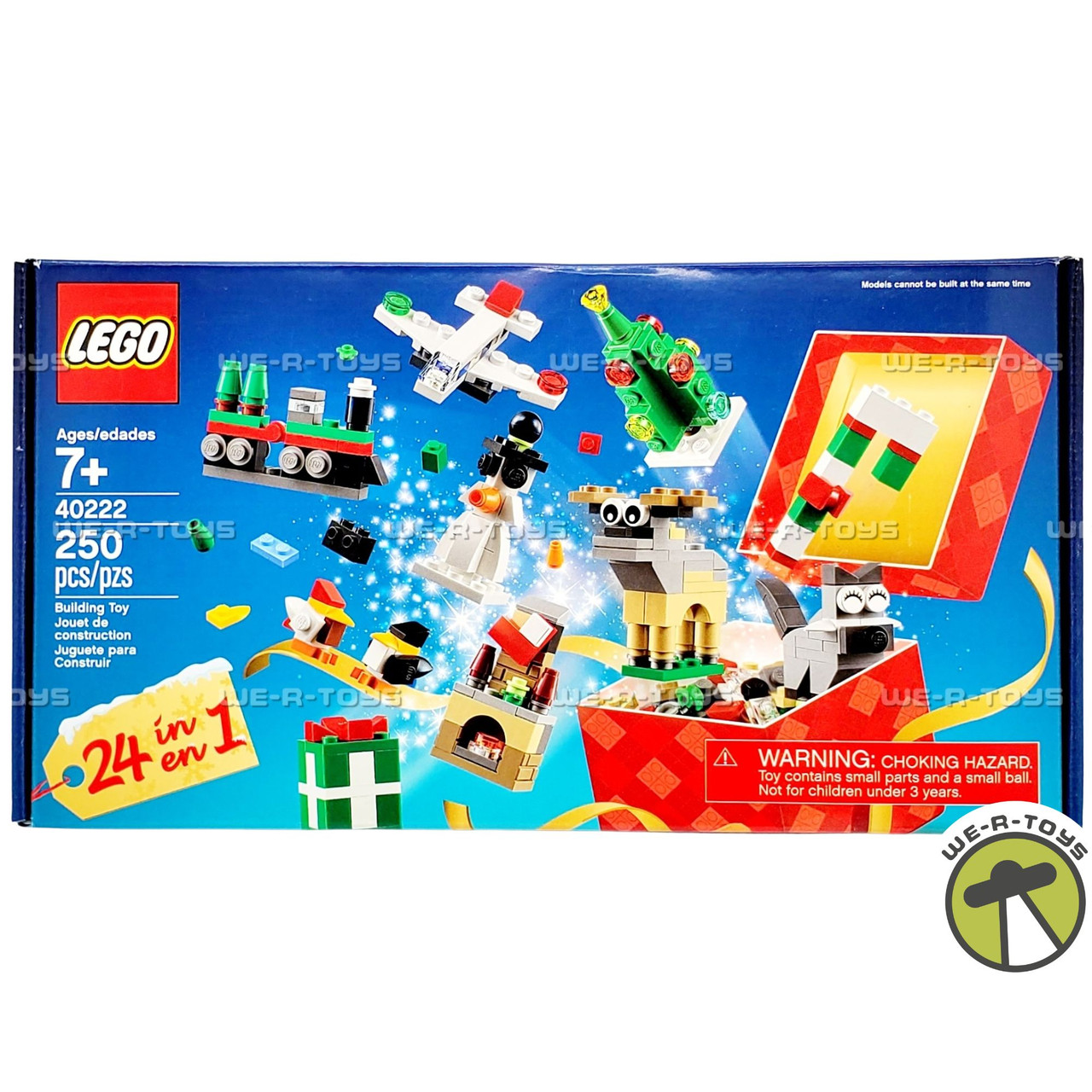 LEGO Christmas Build Up 24 in 1 Set 250 Piece Building Set 40222 - We-R ...