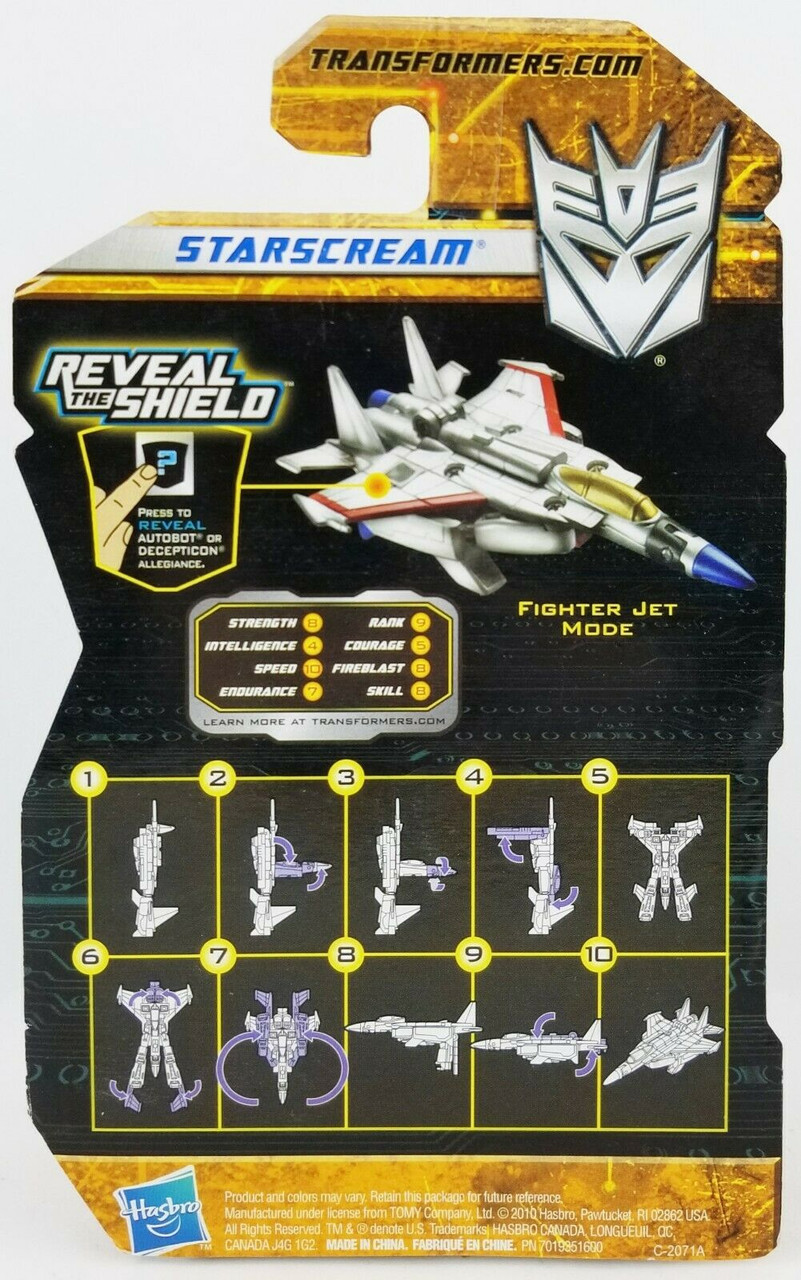 Transformers Reveal the Shield Legends Class Starscream Action Figure ...
