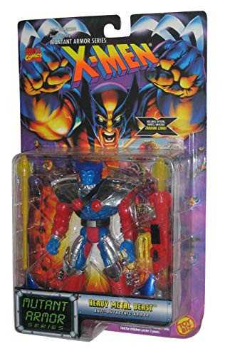 X Men Heavy Mutant Armor Series Heavy Metal Beast Armor Figure Toy Biz ...
