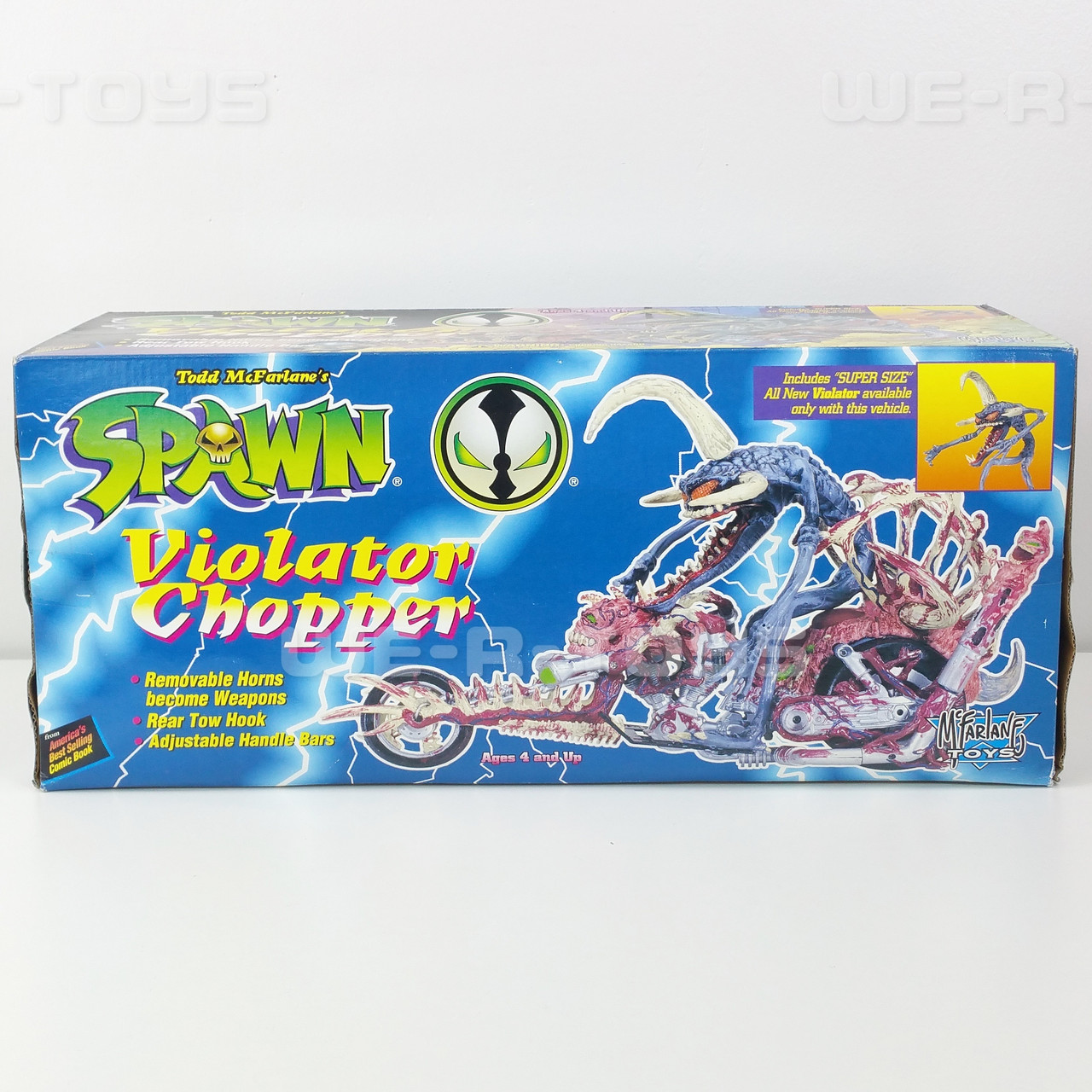 Spawn Violator Chopper Includes Super Size All New Violator Action Figure USED - We-R-Toys