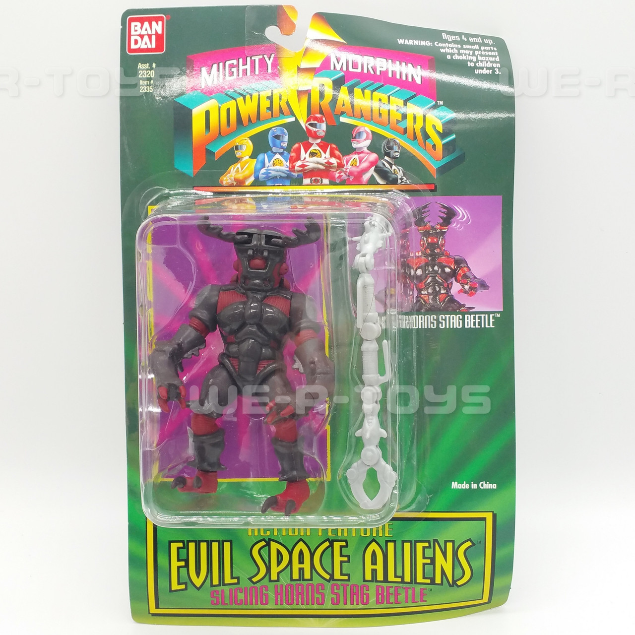 Mighty Morphin Power Rangers Evil Space Aliens Slicing Horns Stag ...