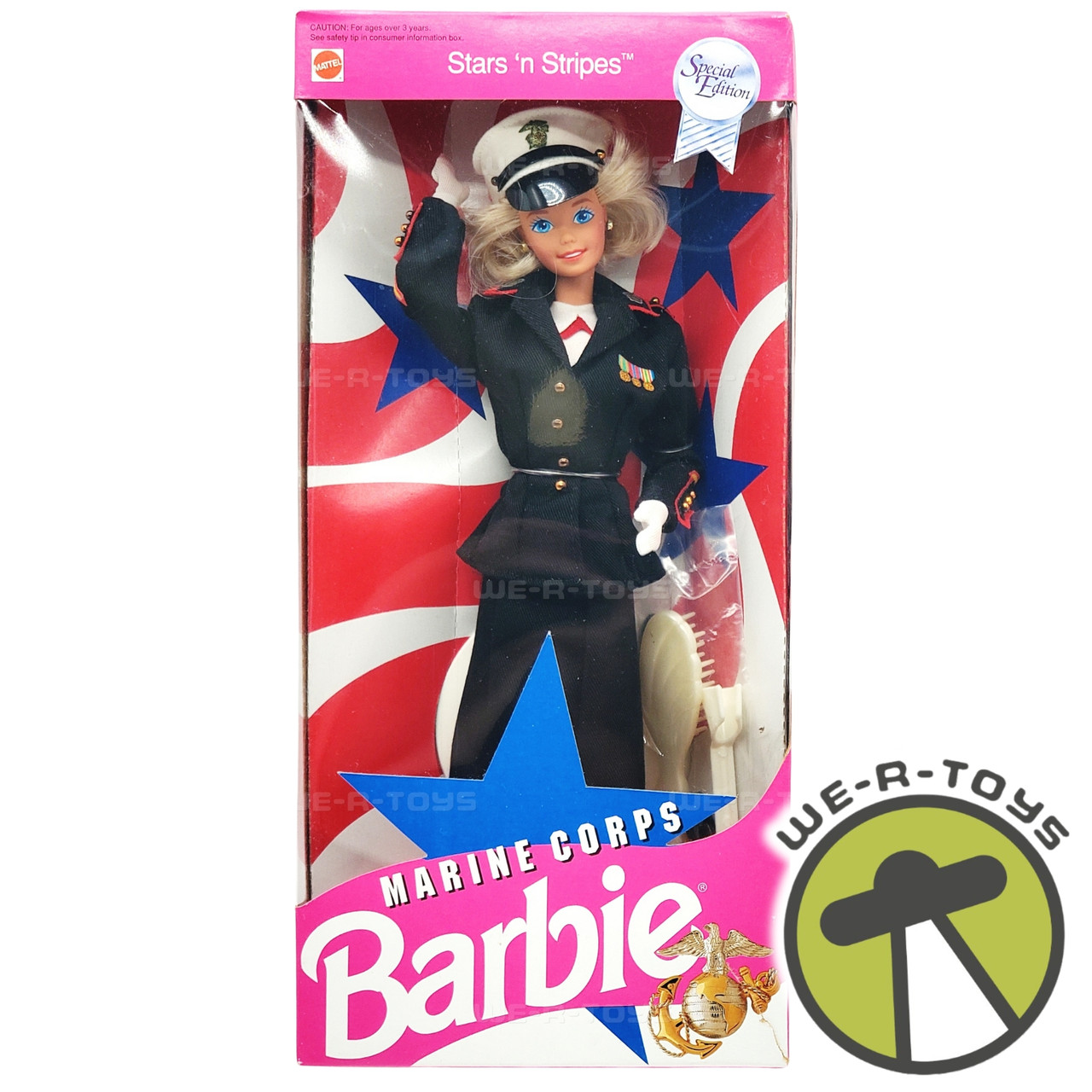 Stars 'n Stripes Special Edition Marine Corps Barbie Doll 1991 Mattel ...