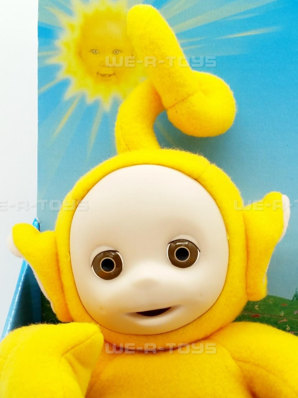 Teletubbies Talking Laa-Laa 7" Plush Toy Yellow 1998 Playskool No. 5566 ...