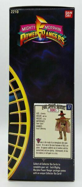 1993 Mighty Morphin Powers Rangers Bones 9" Action Figure Evil Space ...