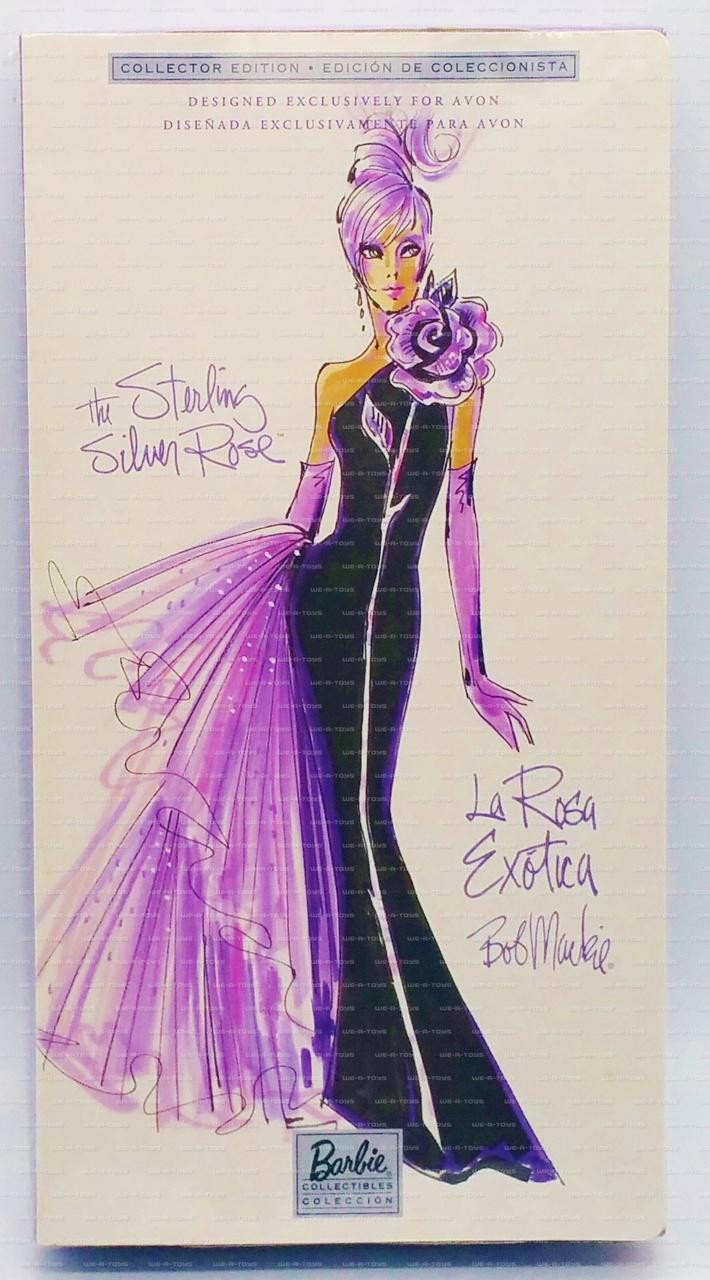 Barbie Bob Mackie Sterling Silver Rose Rosa Exotica Doll 55452 Mattel ...