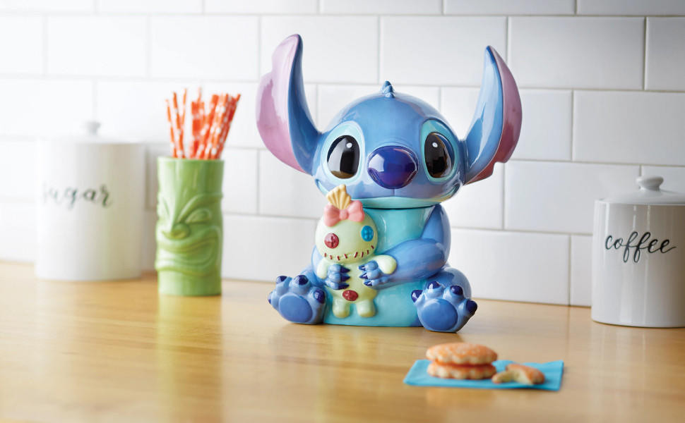 Disney Lilo & Stitch Ceramic Stitch Cookie Jar by Enesco - We-R-Toys