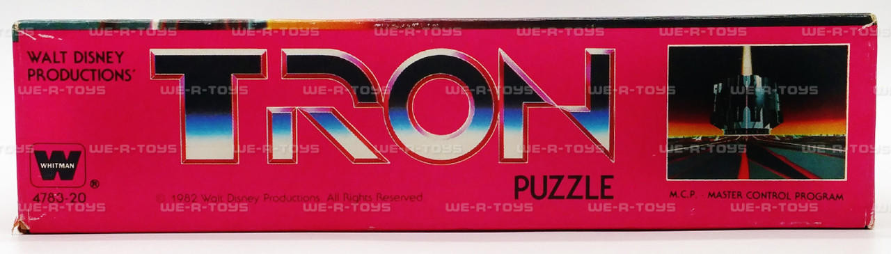 Disneys Tron MCP Master Control Program Jigsaw Puzzle No 478320 Whitman ...