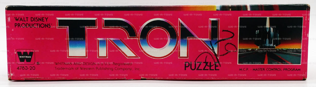 Disneys Tron MCP Master Control Program Jigsaw Puzzle No 478320 Whitman ...