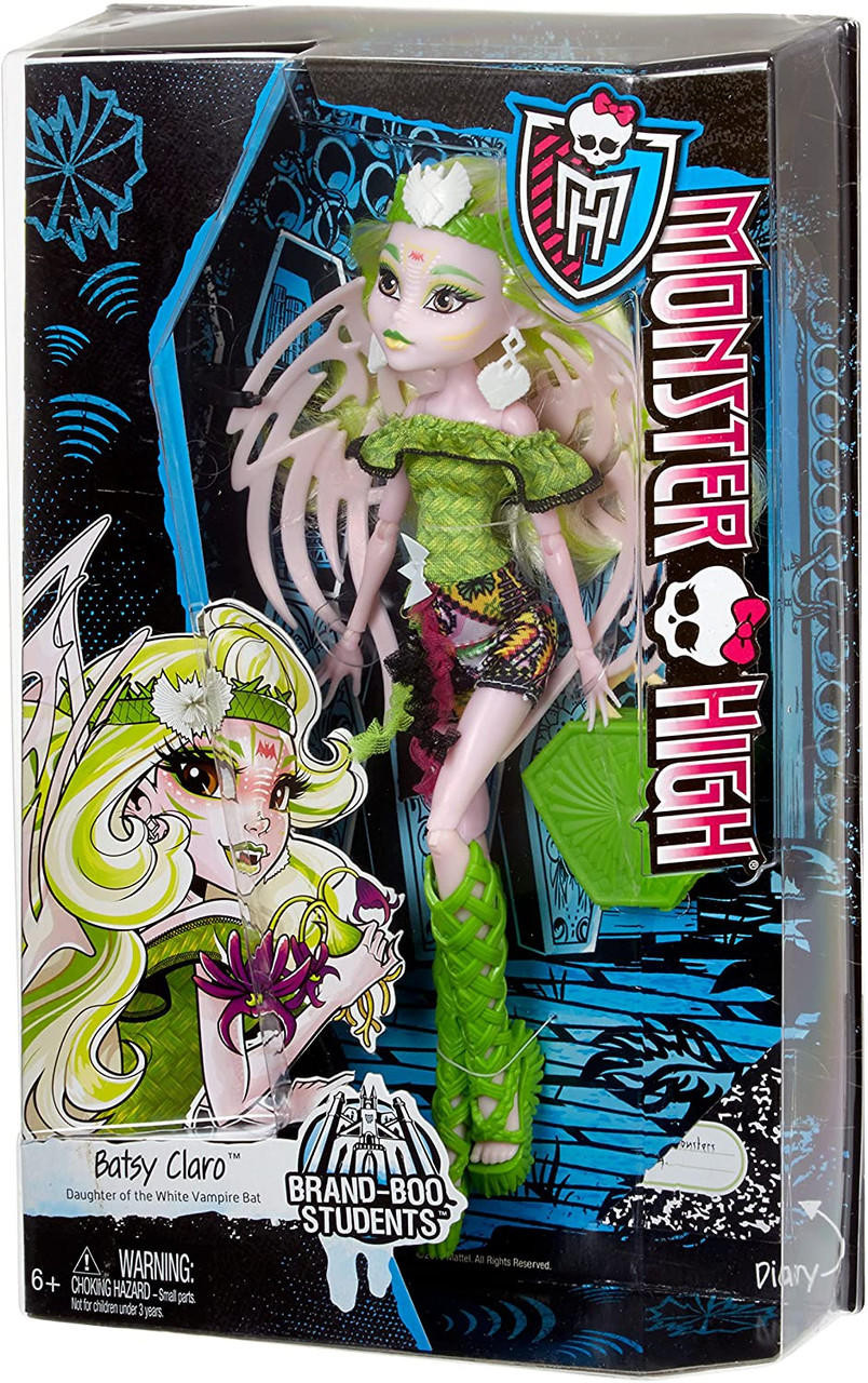 Monster High Brand-Boo Students Batsy Claro Doll 2015 Mattel CHL41 - We ...
