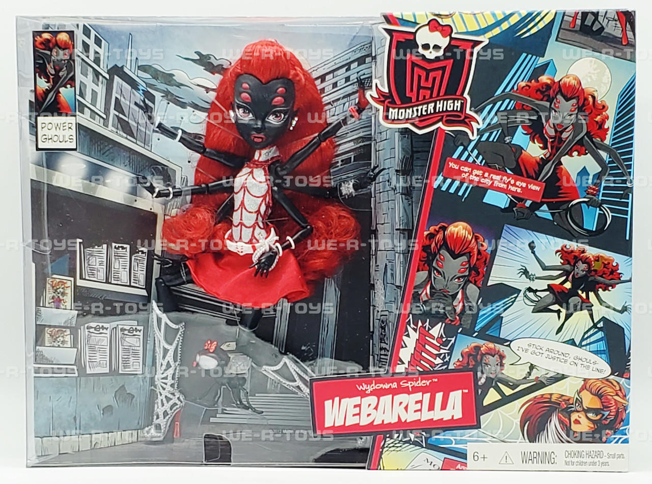 Monster High Power Ghouls Wydowna Spider as Webarella Doll SDCC Mattel ...