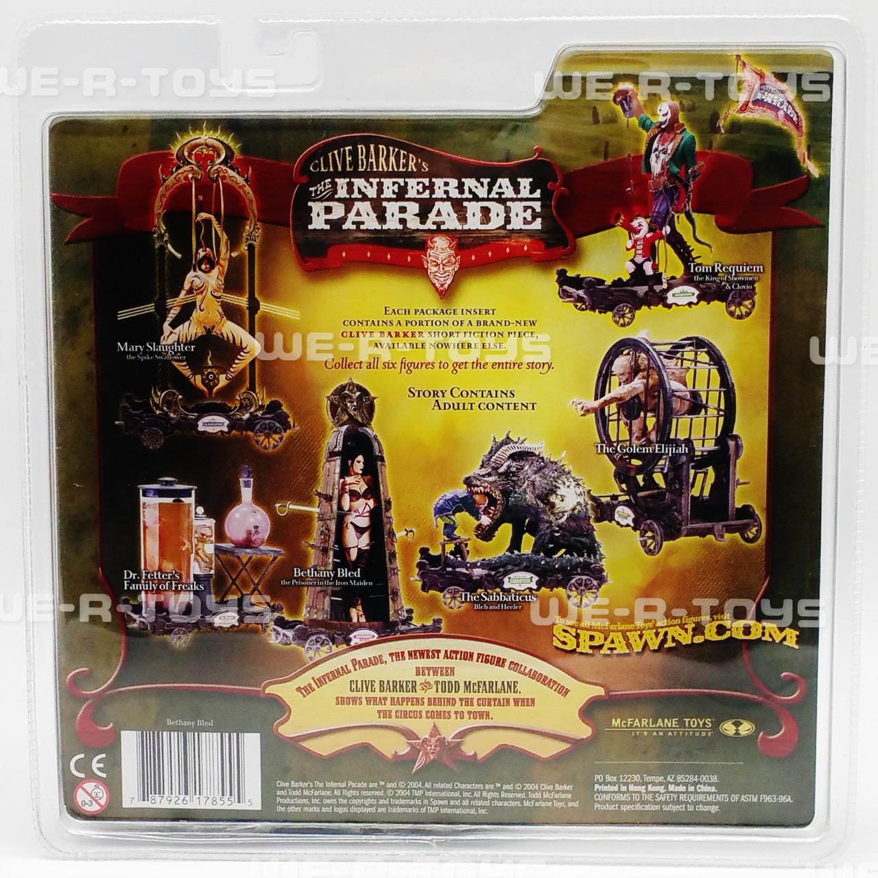 Clive Barker's Infernal Parade Bethany Bled Action Figure McFarlane ...