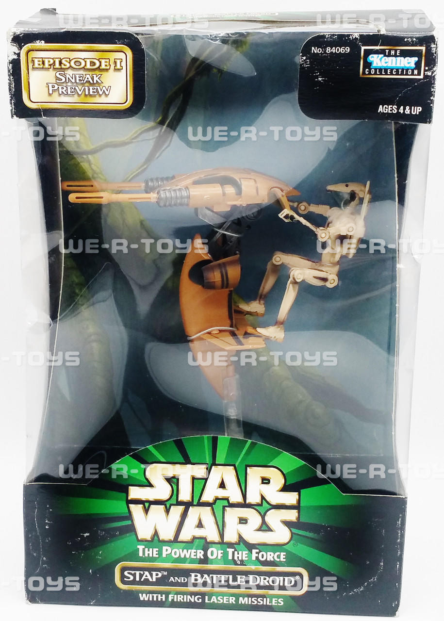 Star Wars Stap and Battle Droid Action Figure Kenner 1998 No 84069 NRFB ...