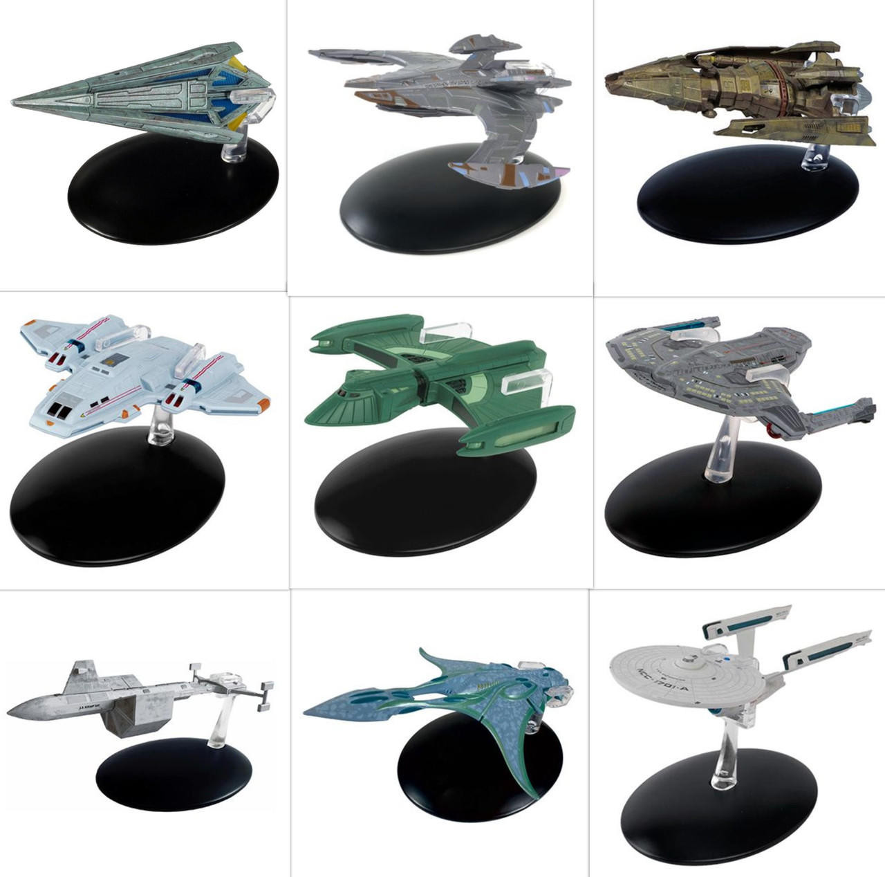 Star Trek Starships Collection Lot of 9 Vehicles Diecast Eaglemoss (5 ...